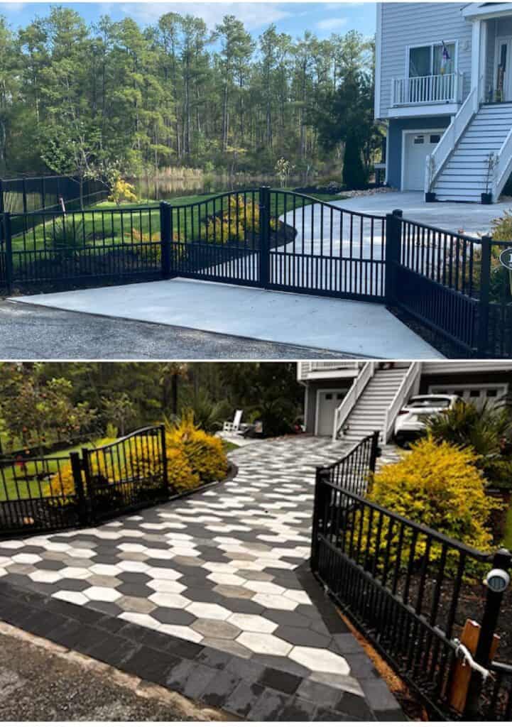 A Coverup Job: Pavers Over Concrete - Hampton Roads Concrete Contractor ...